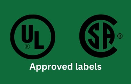 UL & CSA Approved Labels: Markings, Materials, and Differences | Butler ...